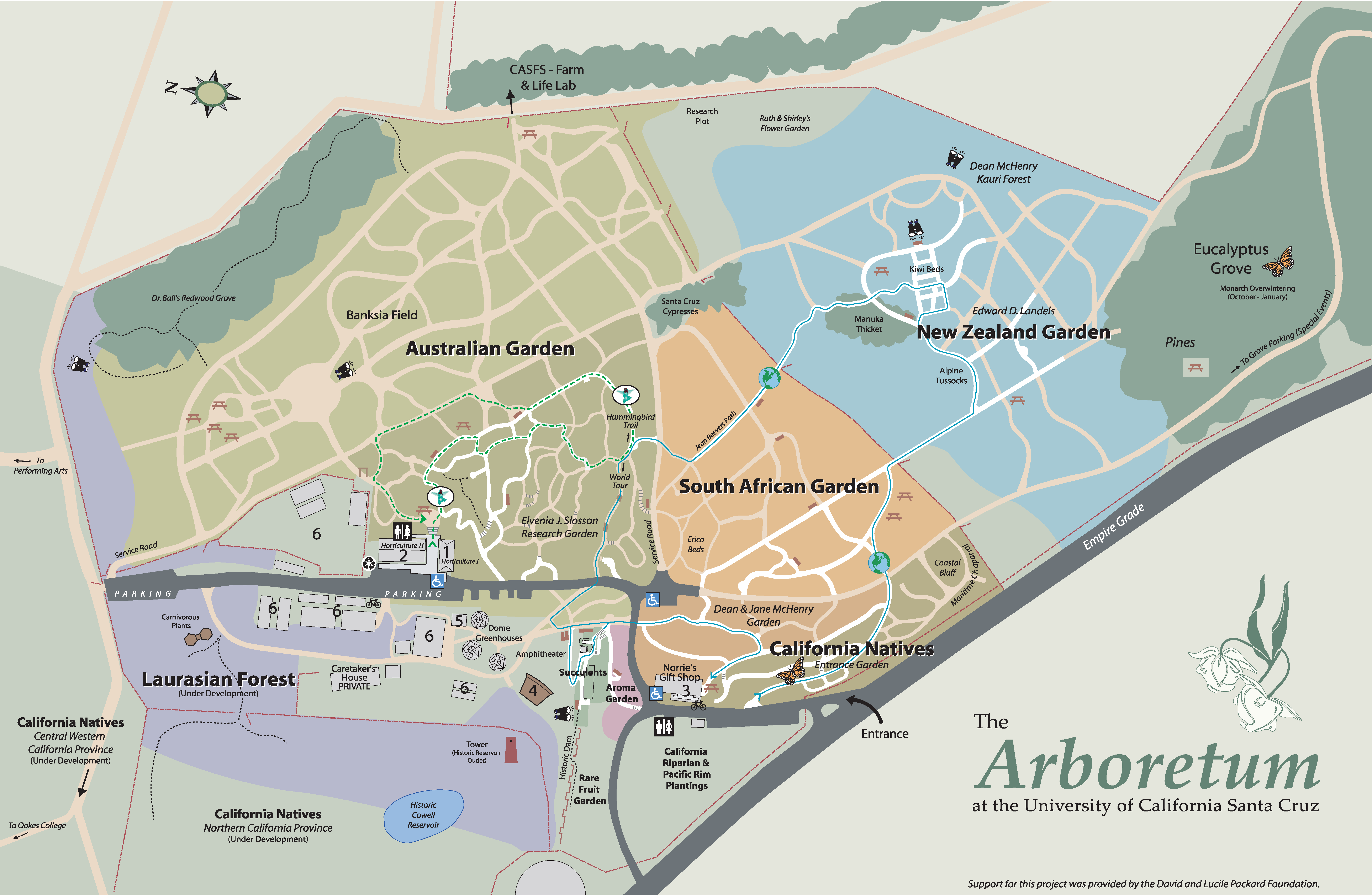 UCSC Arboretum Interactive Map [beta]